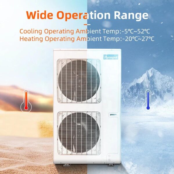 Gree GMV5 Mini HVAC 9000-36000 Btu Multi Zone Split Heat Pump Central ...